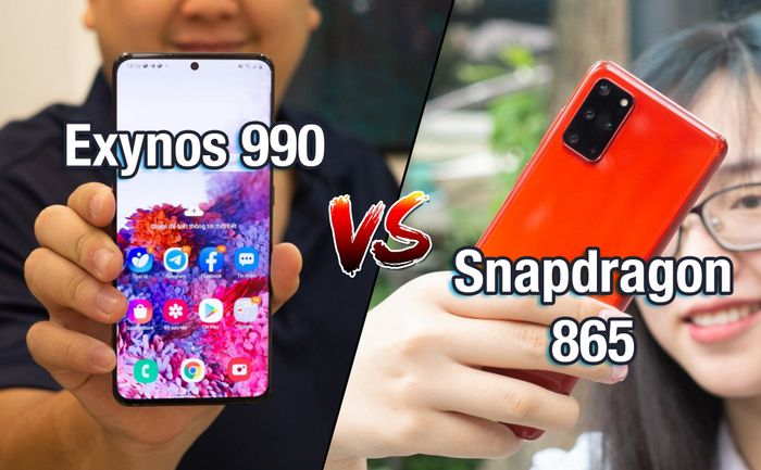 So sánh hiệu năng của Snapdragon 865 và Exynos 990 trên Galaxy S20+