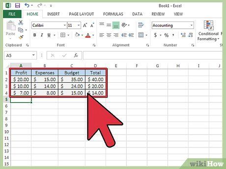 Bí quyết tổ chức dữ liệu trong Excel - Mytour
